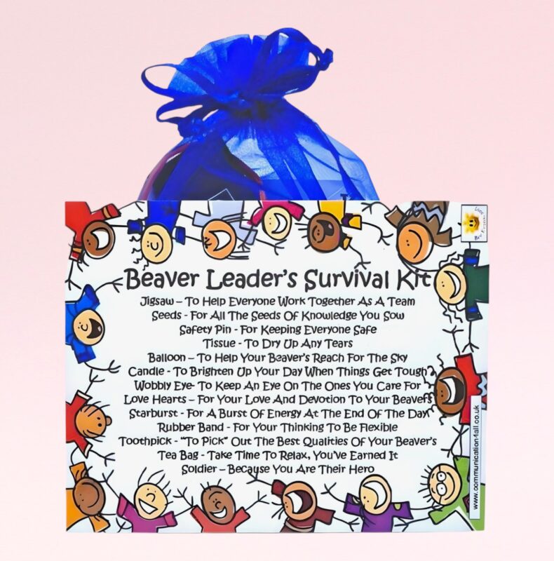 Beaver Leader's Survival Kit ~ Fun Novelty Gift for a Beaver Leader ...