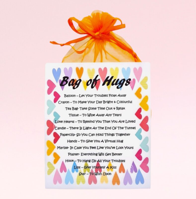 Bag of Hugs ~ Fun Virtual Hugs Cheer Up Gift - Alternative Sentiments