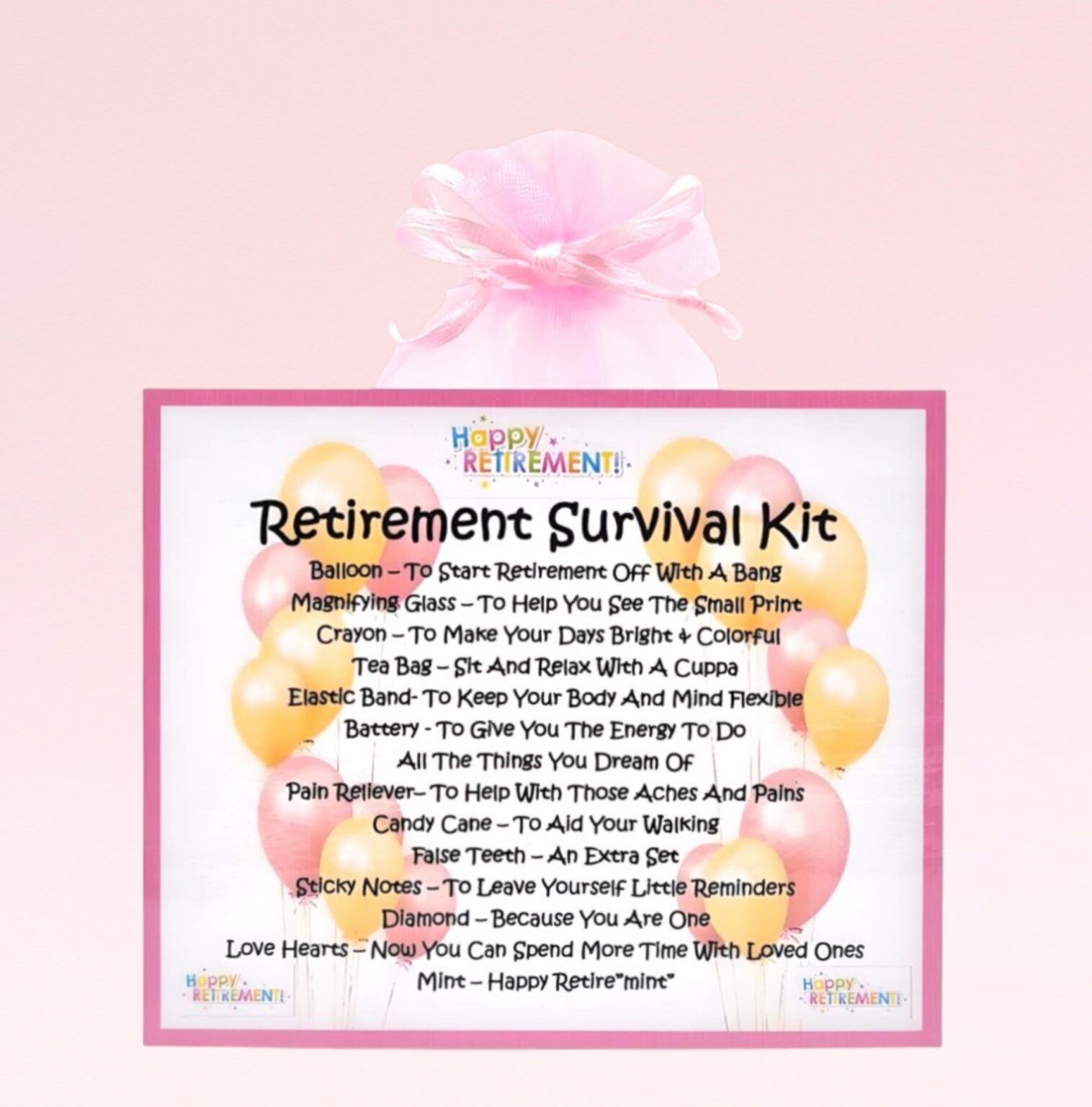 Retirement Survival Kit | Alternative Sentiments