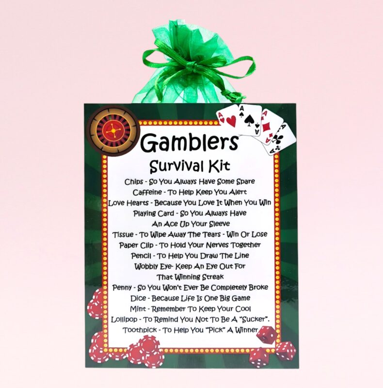 Gambler's Survival Kit ~ Fun Novelty Gift for a Gambler - Alternative ...