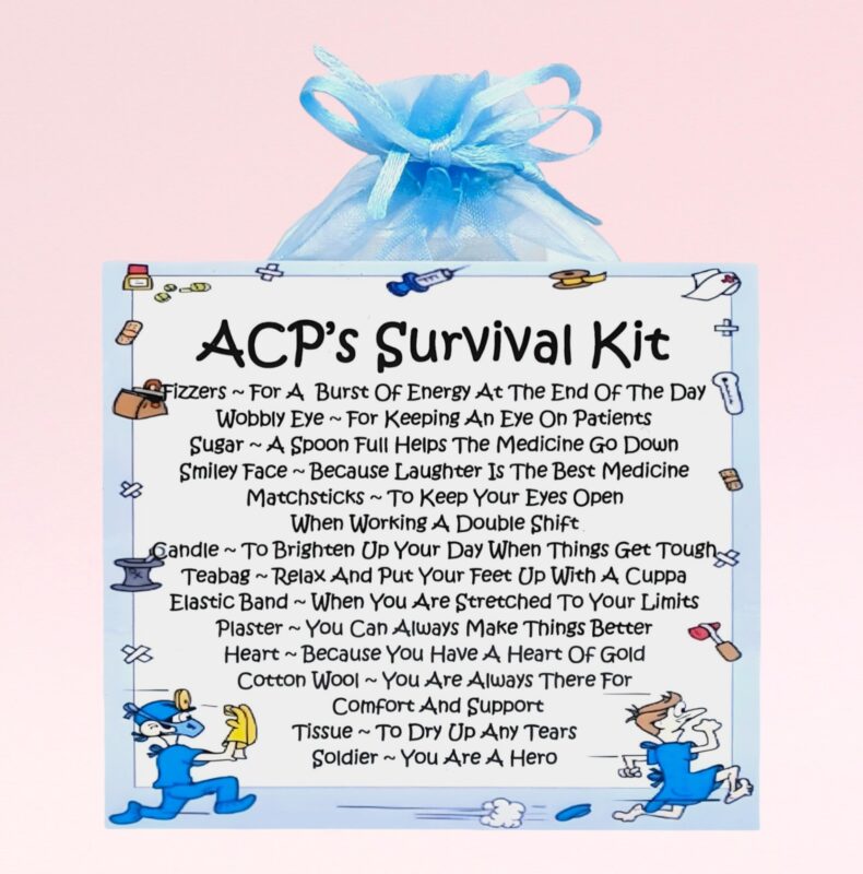 ACP's Survival Kit ~ Fun Novelty Gift for an ACP - Alternative Sentiments