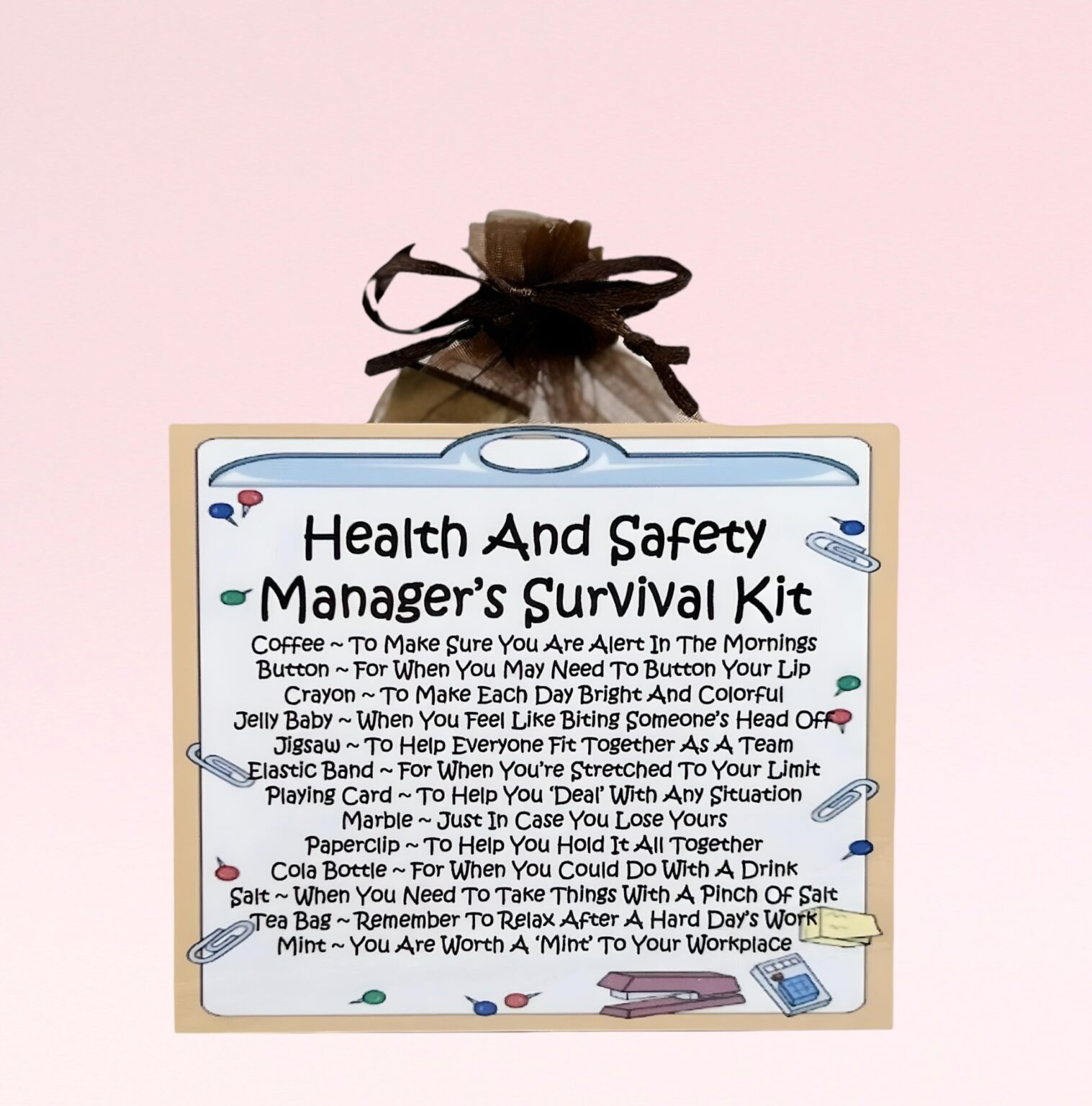 Christmas Survival Kit ~ Fun Novelty Gift to Help Survive Christmas ...
