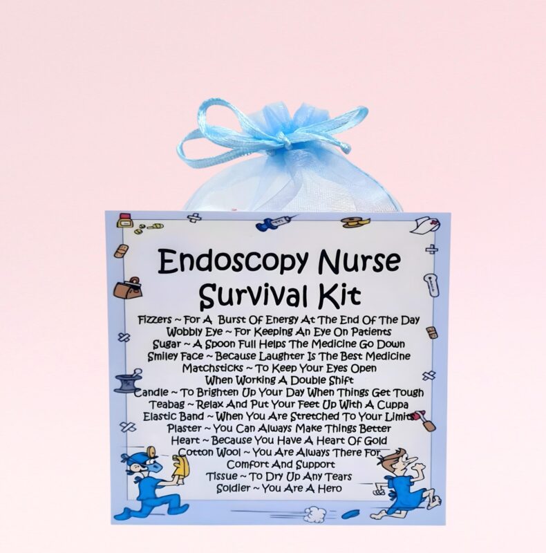 Endoscopy Nurse Survival Kit ~ Fun Novelty Gift for an Endoscopy Nurse ...